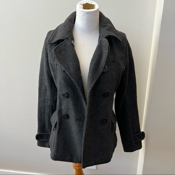American Eagle Outfitters | Jackets & Coats | American Eagle Dark Grey ...